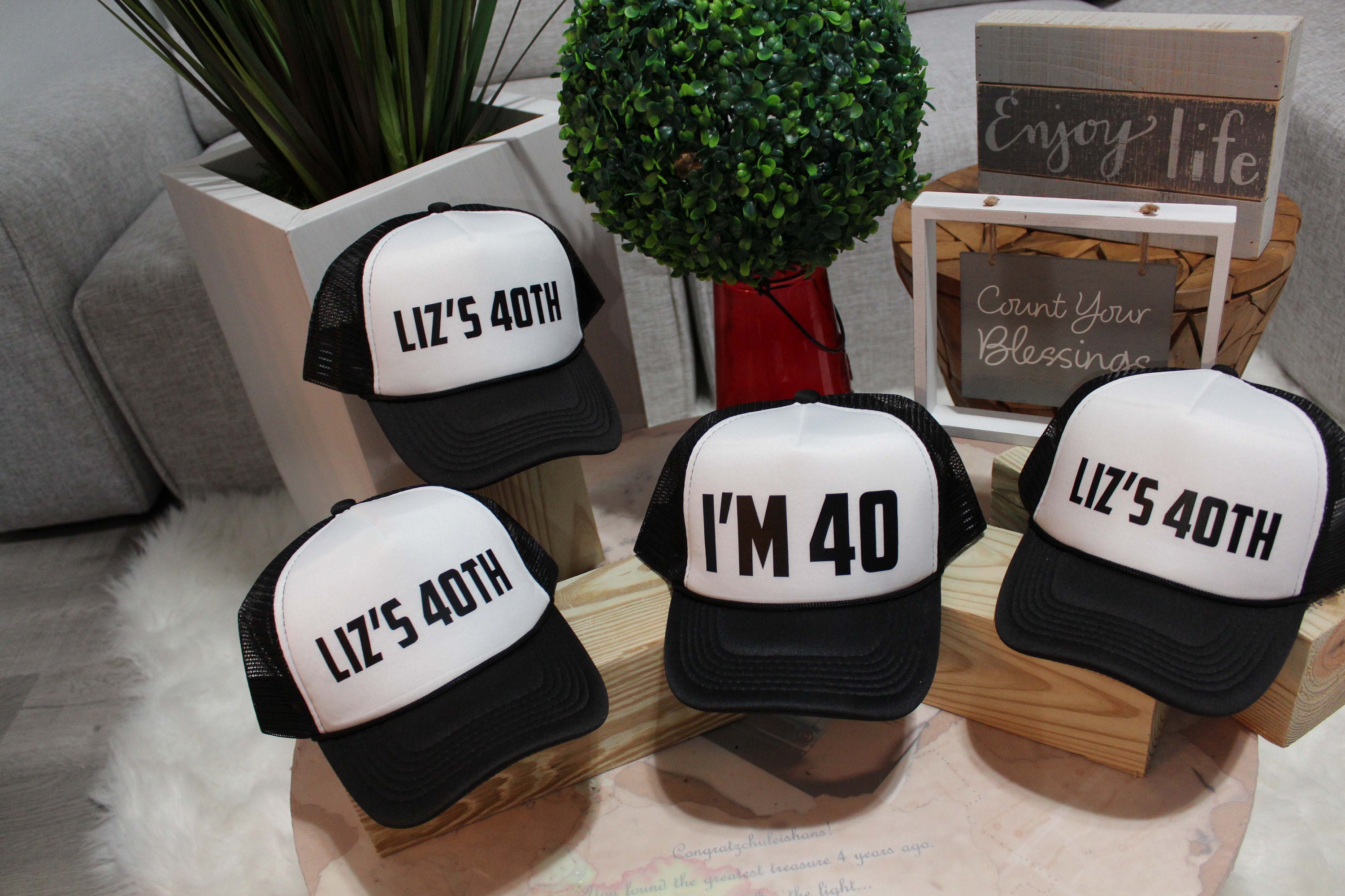 40th Birthday Hat CUSTOM Birthday Hatsummer Birthday Trip - Etsy