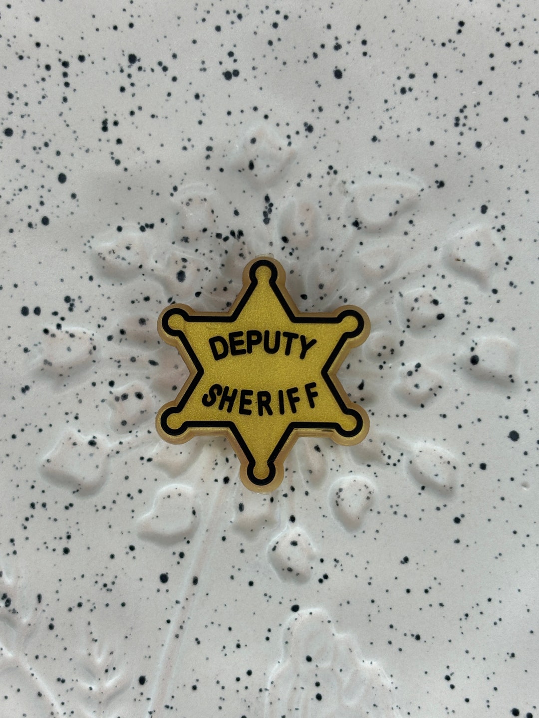 Deputy Sheriff Silicone Focal Bead - Etsy
