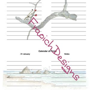 Nature Calendar of Firsts - Etsy