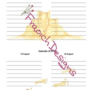 Nature Calendar of Firsts - Etsy