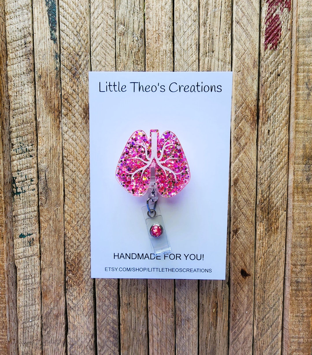 Lung Badge Reel, RT Badge Reel, Pulmonary Doctor Gift, Respiratory ...