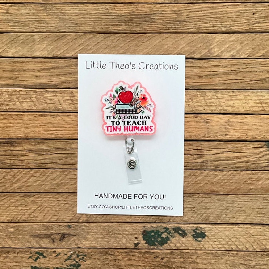 It's A Good Day to Teach Tiny Humans Badge Reel - Etsy