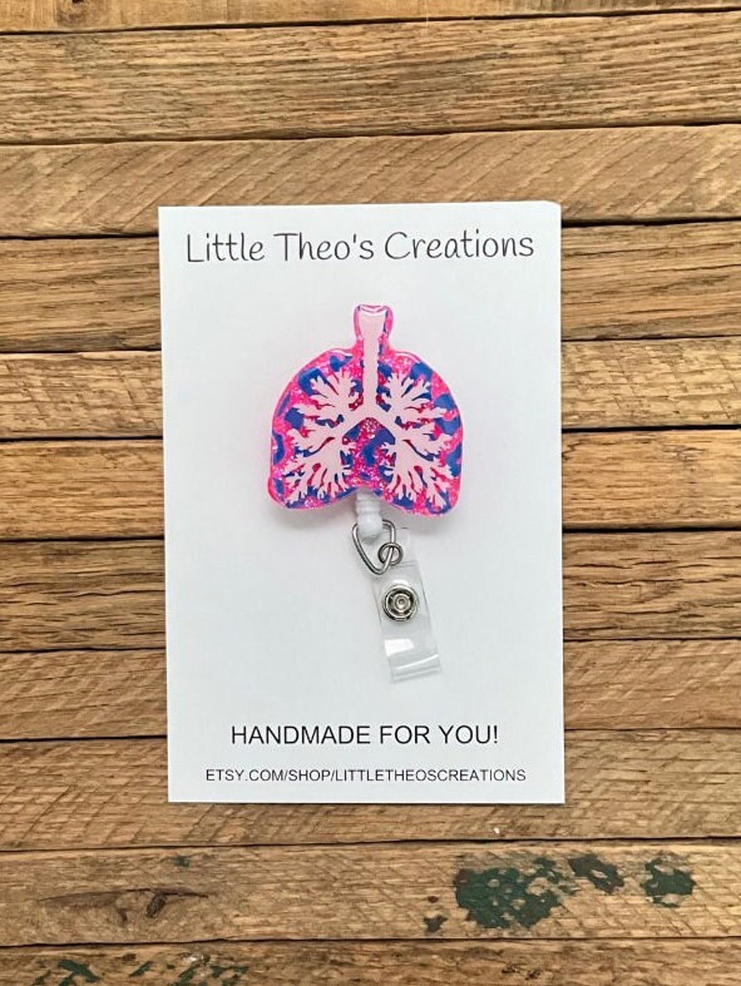 Lung Badge Reel, RT Badge Reel, Pulmonary Doctor Gift, Respiratory ...