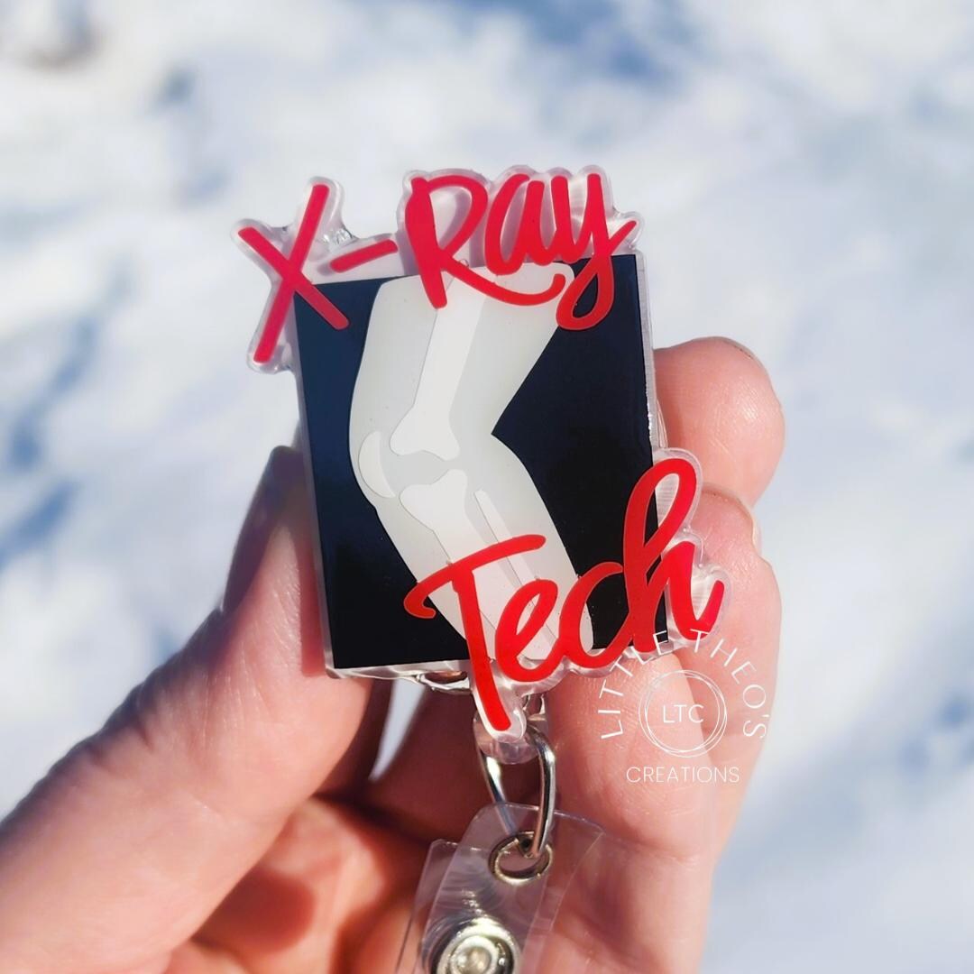 X-ray Tech Badge Reel, X-ray Tech Gift, X-ray Tech Accessoires, Xray ...