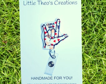 Sign Language Badge - Etsy