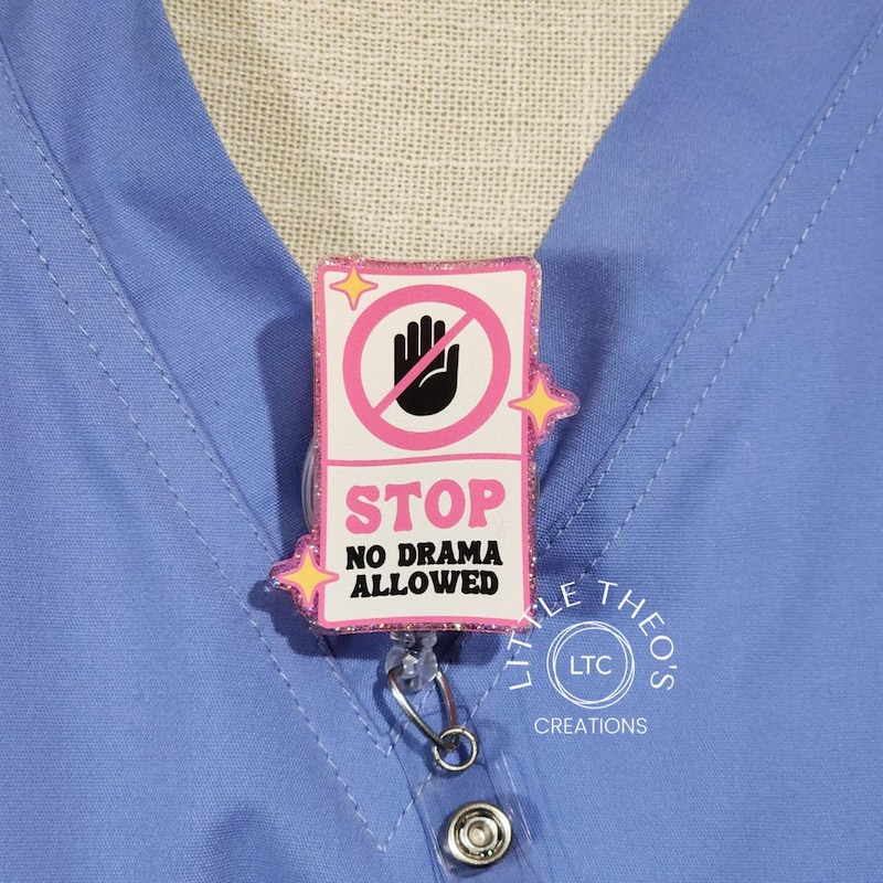 Drama Free Zone Sign - Etsy
