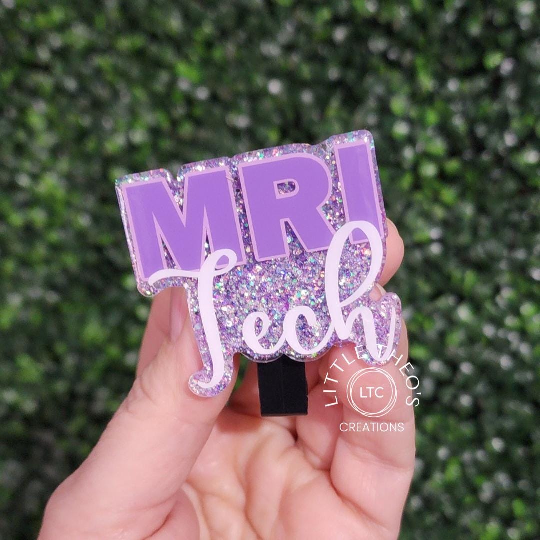 MRI Tech Badge Reel: Radiology Gift - Etsy