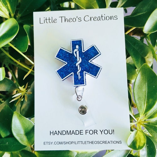 Red PARAMEDIC Badge Buddy Free Shipping Badge Buddies for - Etsy