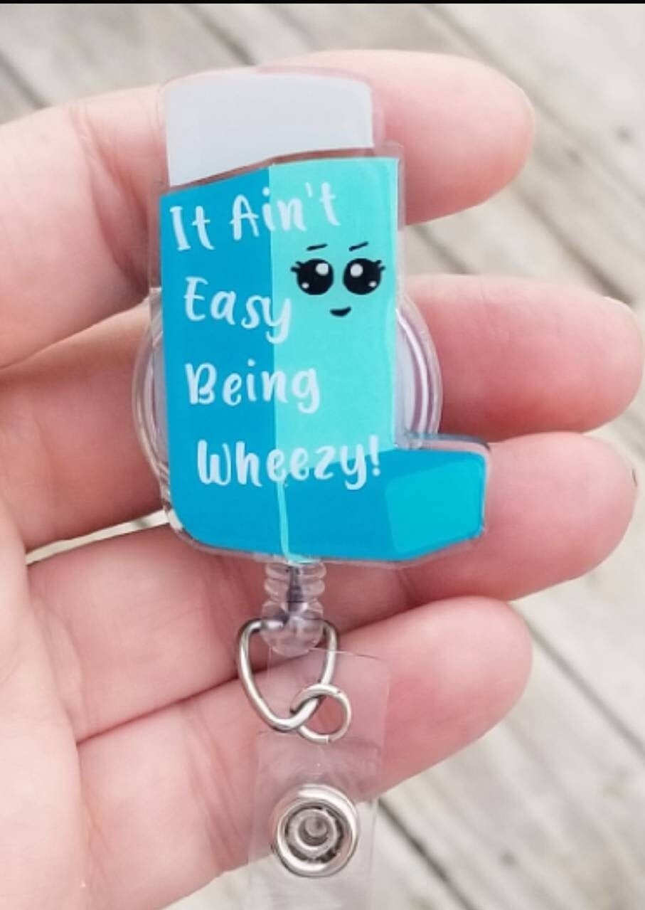 Inhaler Badge Reel Badge Reel Nurse Medical Badge Reel Cute - Etsy