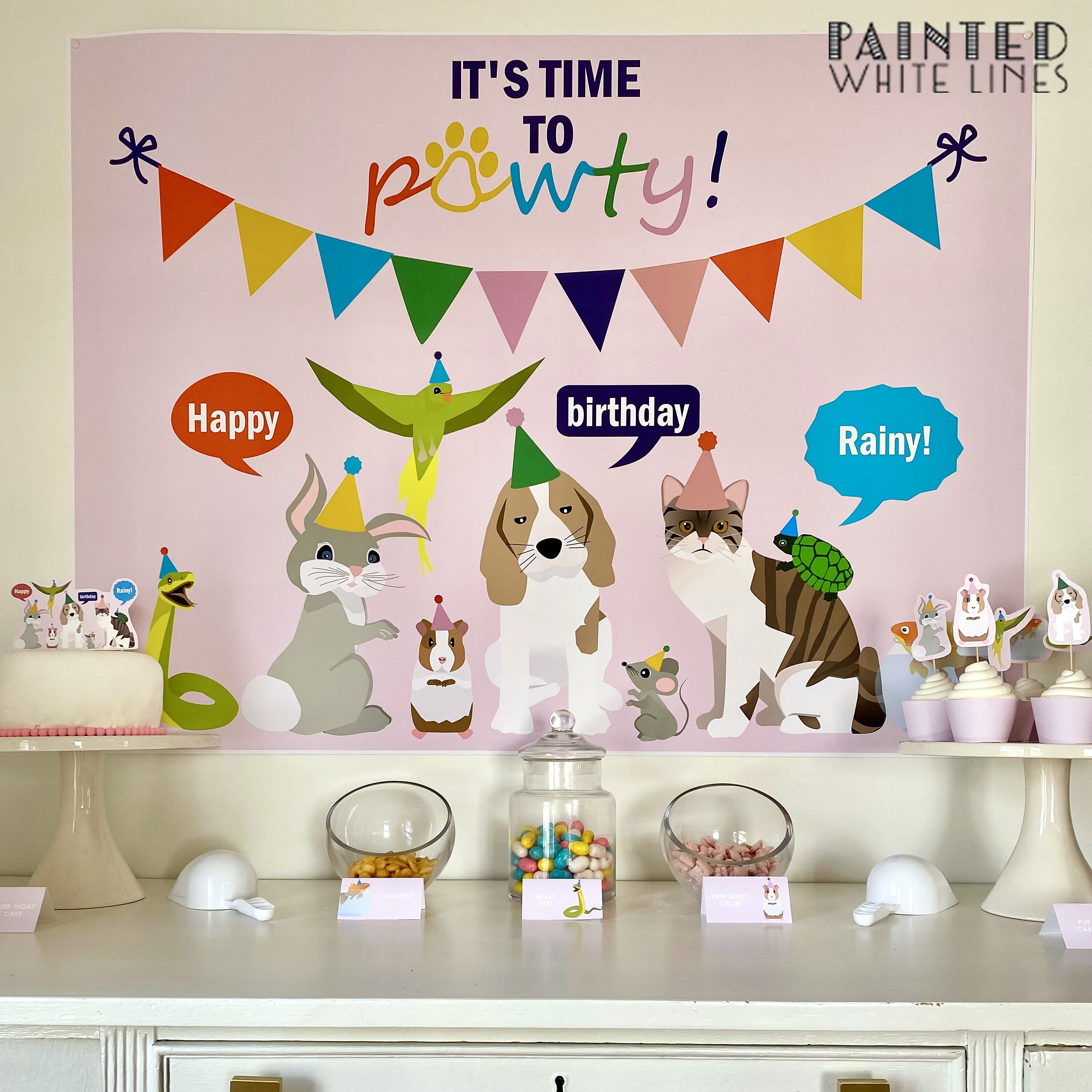 Build a Pet Party Activities Pet Adoption Station Package | Etsy