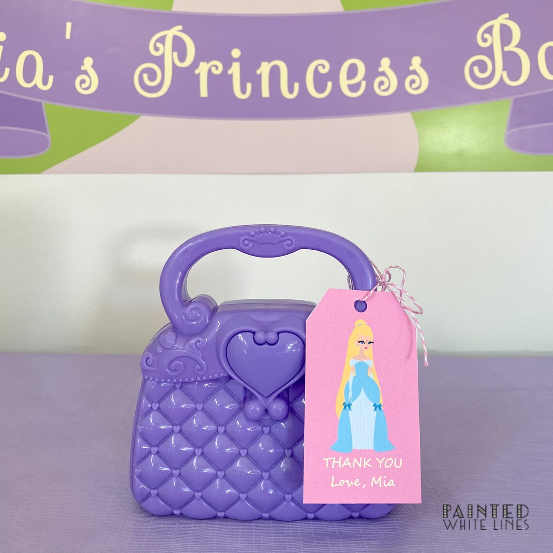 Princess Party Food Labels Template Corjl Table Tents - Etsy