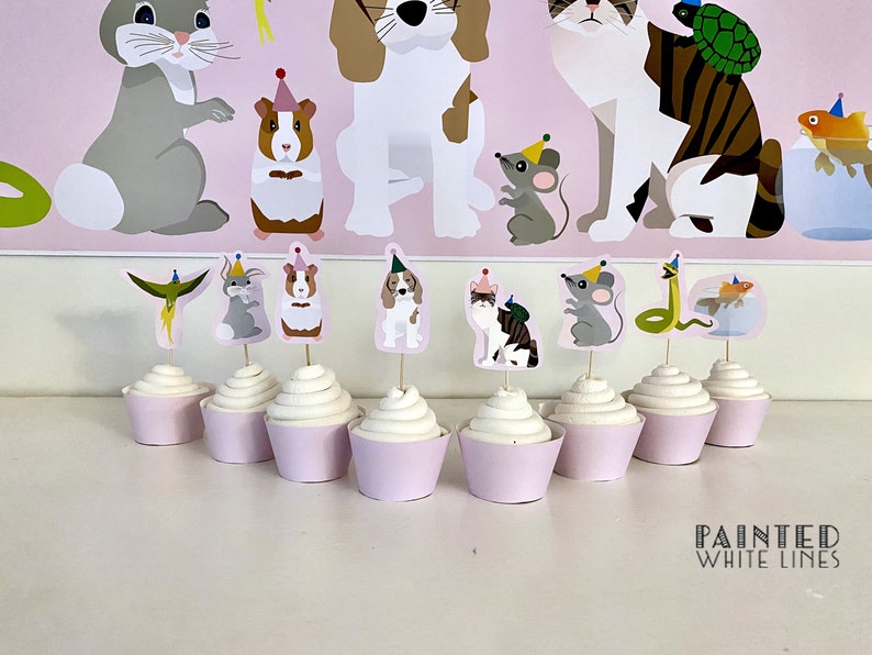 Pet Party Theme Banner Birthday Backdrop Pet Party Sign - Etsy