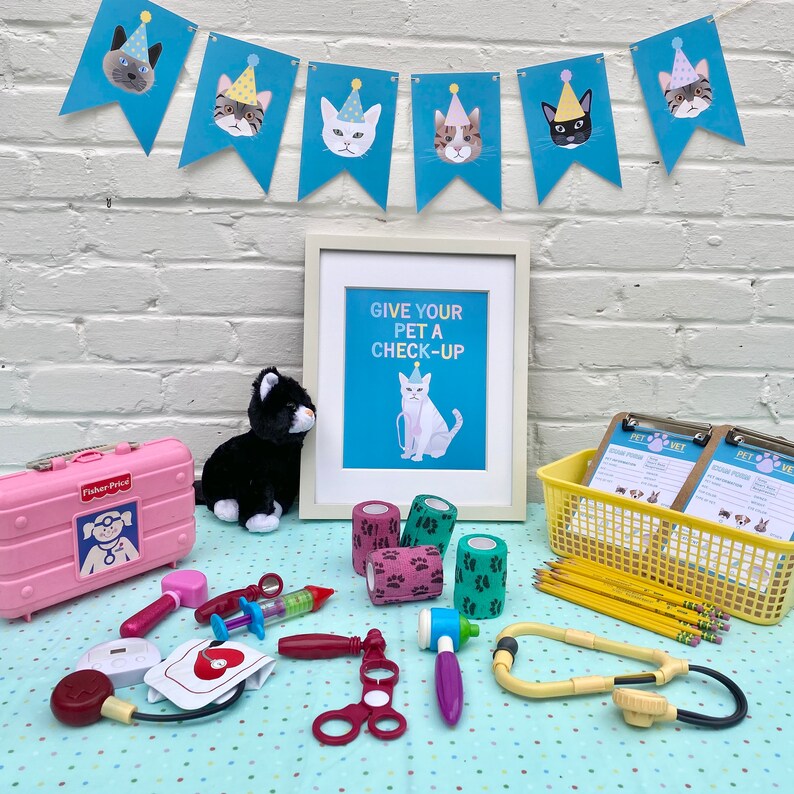 Cat Adoption Certificate Cat Adoption Party Kitty Party Favors Adopt a ...