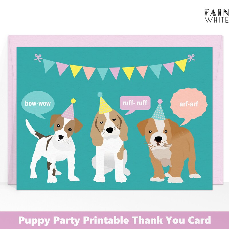 Dog Thank You Note - Etsy