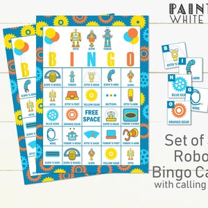 Robot Party Food Labels Printable Food Label Template Instant Download ...
