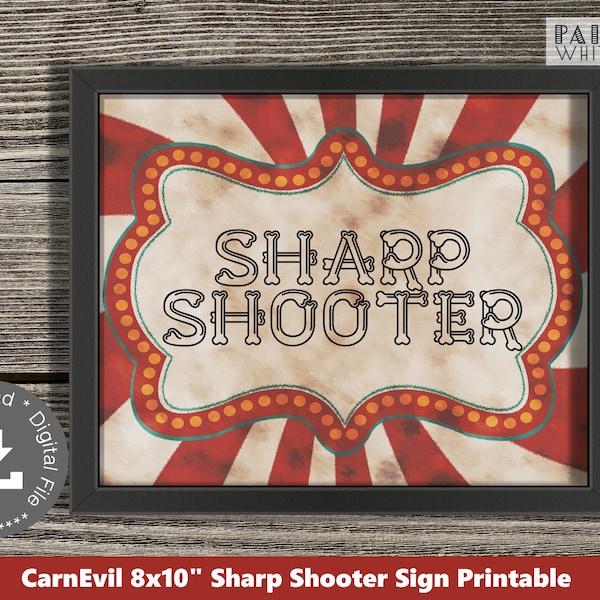 Haunted Carnival Sign - Etsy