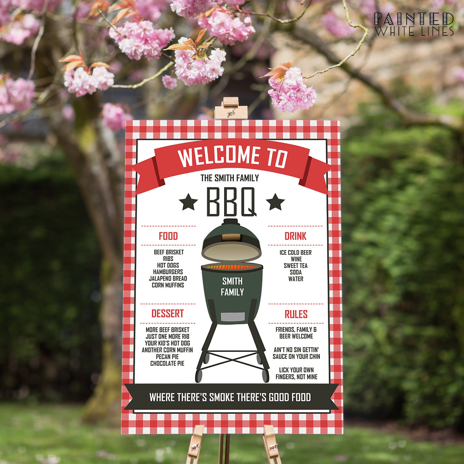 Printable Backyard BBQ Banner BBQ Banner Summer BBQ Bbq Party Barbecue ...