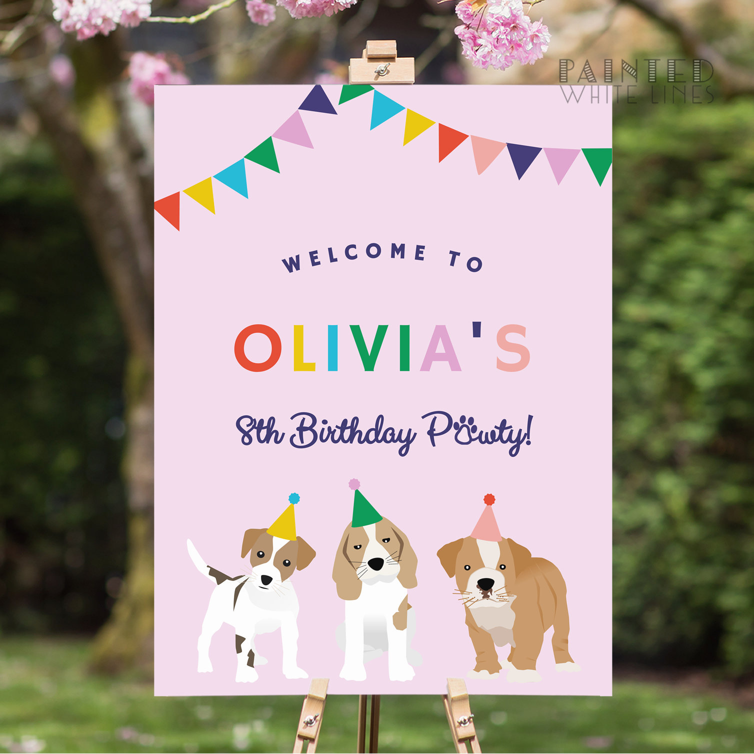 Give a Dog a Bone Puppy Party Game Printable Activity Pin the Tail on ...