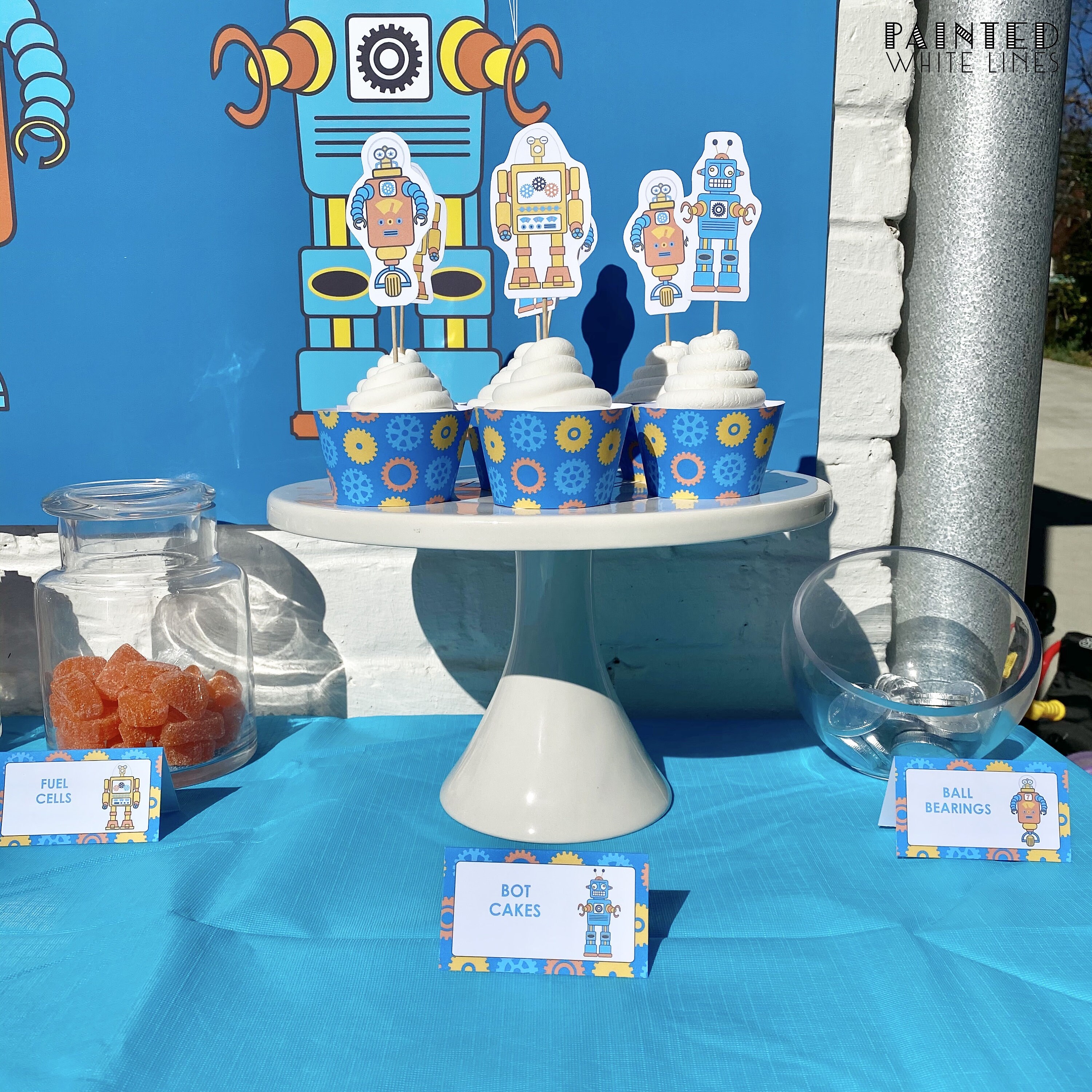 Robot Bingo Game Printable Bingo Game Bingo Cards Robot Party | Etsy