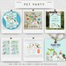 Pet Party Food Labels Printable Birthday Table Tents Corjl Template ...