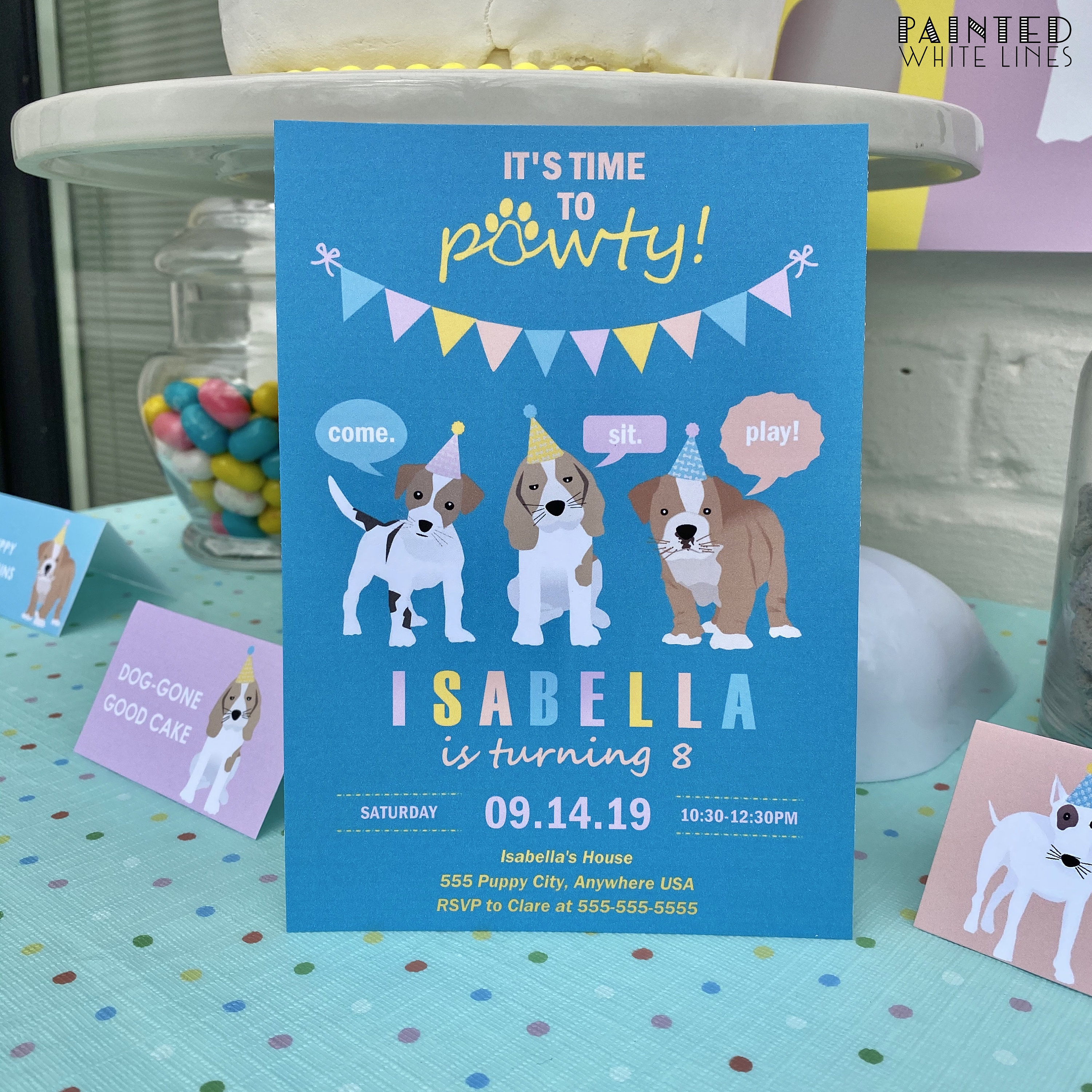 Puppy Party Decor 8x10 Dog Printables Instant Download Bull | Etsy