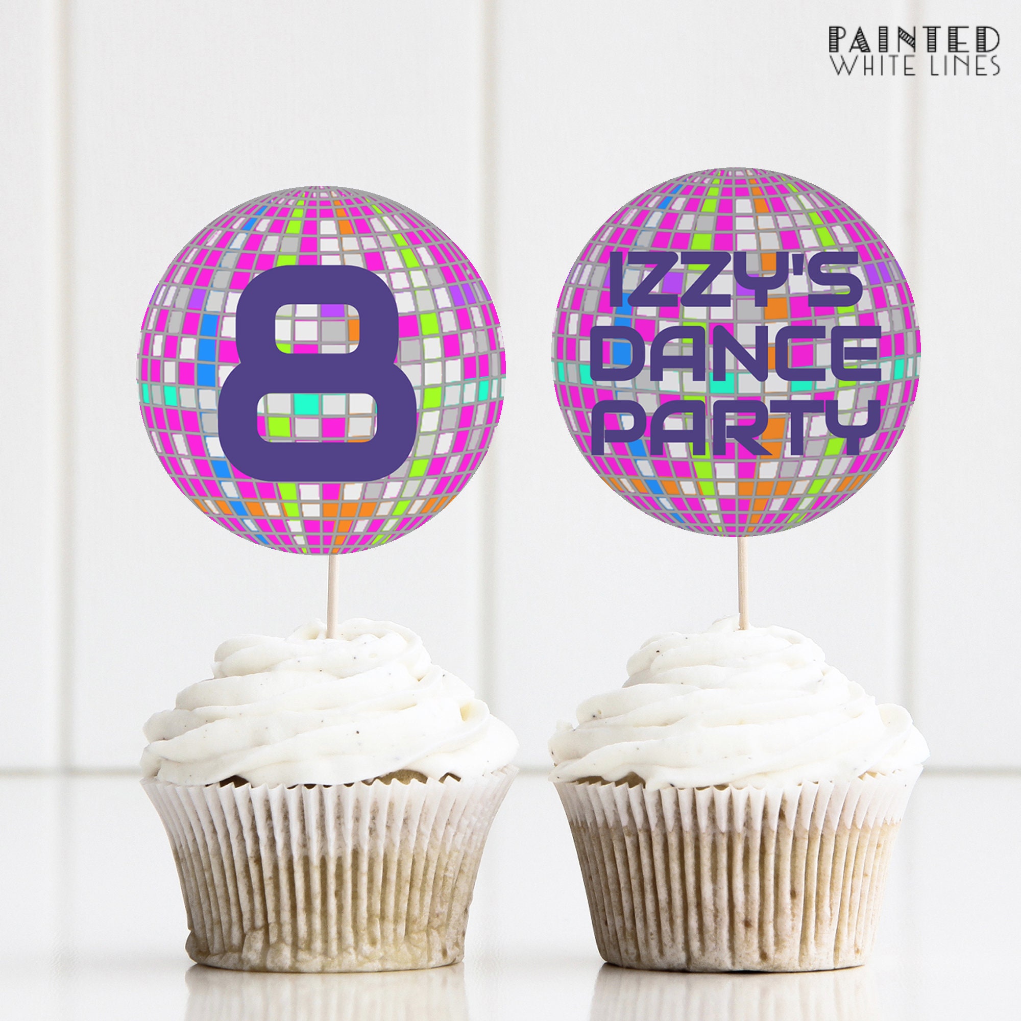 Dance Party Chip Bag Wrapper Template With Photo Girls - Etsy