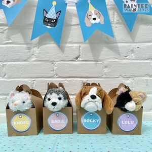 Cat and Dog Cupcake Toppers Printable Adopt a Pet Party Supplies Pet ...