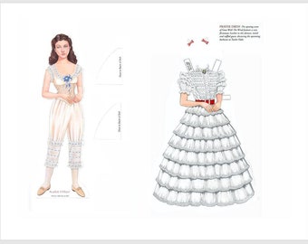 Fashion paper dolls | Etsy