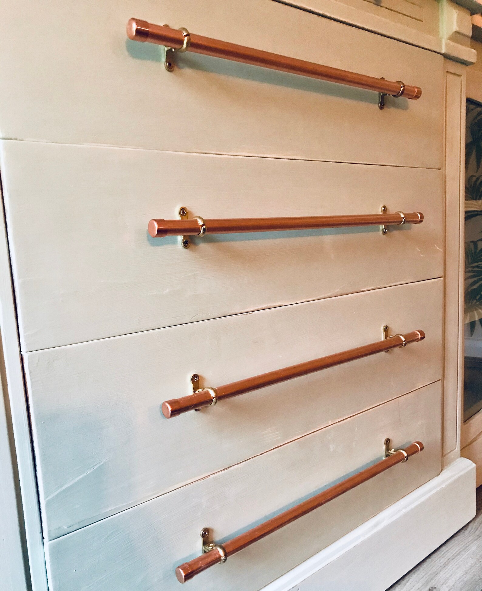 Door Handles / Copper Kitchen Door / Drawer Handles / Copper - Etsy