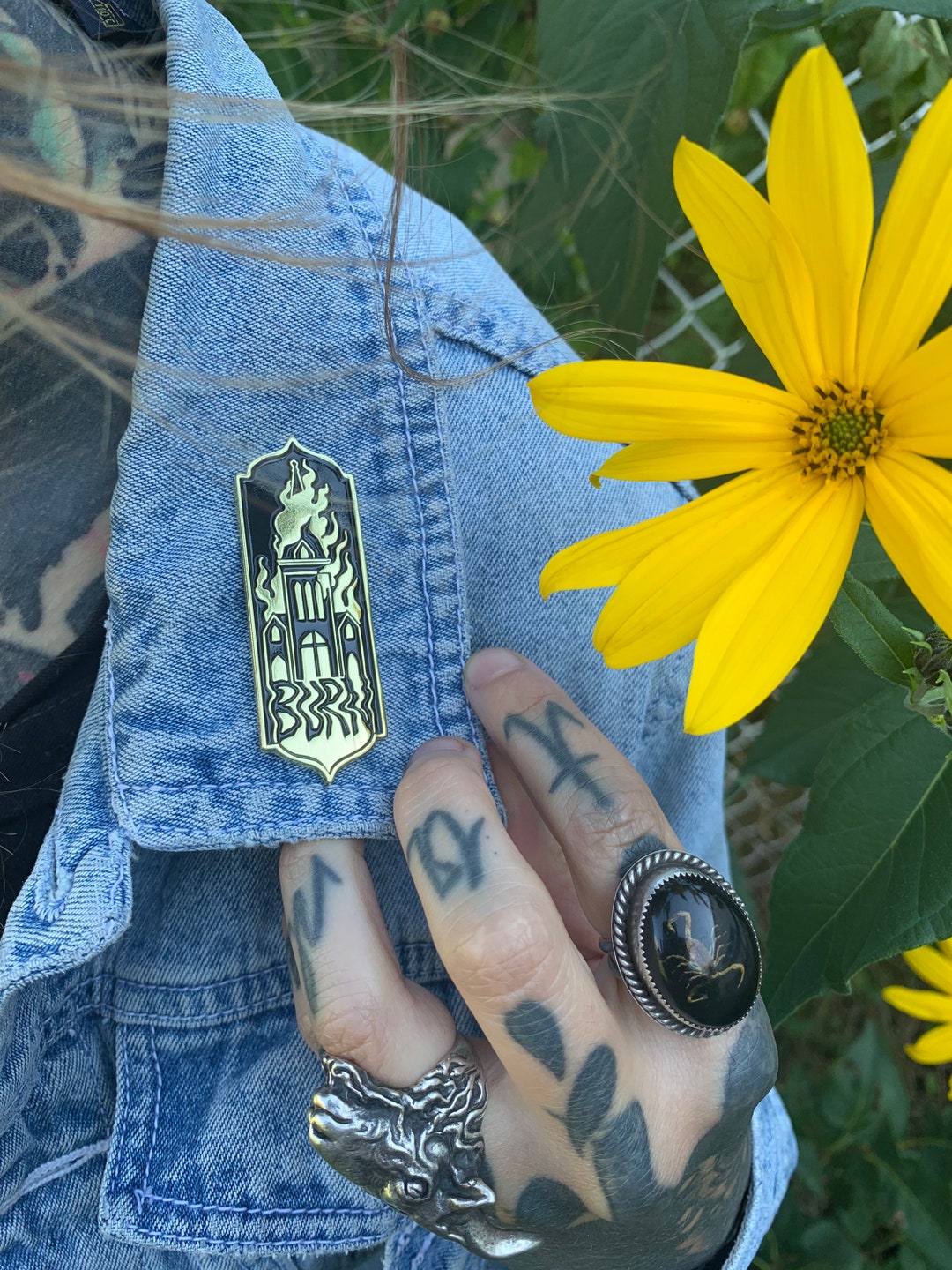 Burn 2.5 Inch Enamel Pin - Etsy