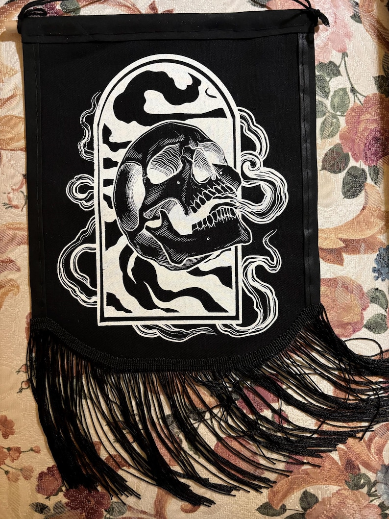 Portal Skull Handmade Banner - Etsy