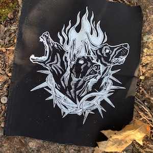 Cerberus Backpatch - Etsy