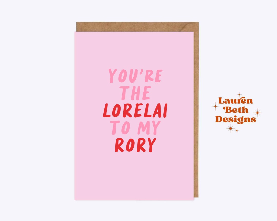 You're the Lorelai to My Rory, Card, A6 Card, Lorelai to My Rory ...