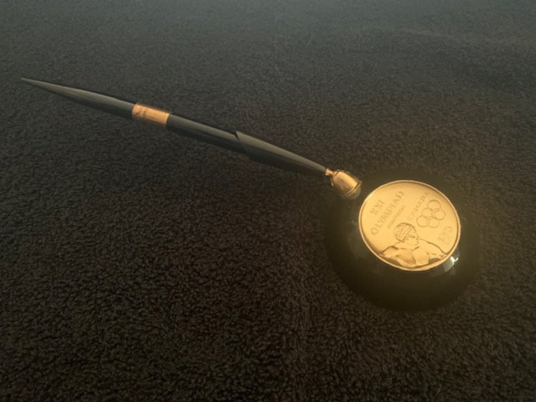 Vintage Pen & Rare Token From Montreal Olympics - Etsy