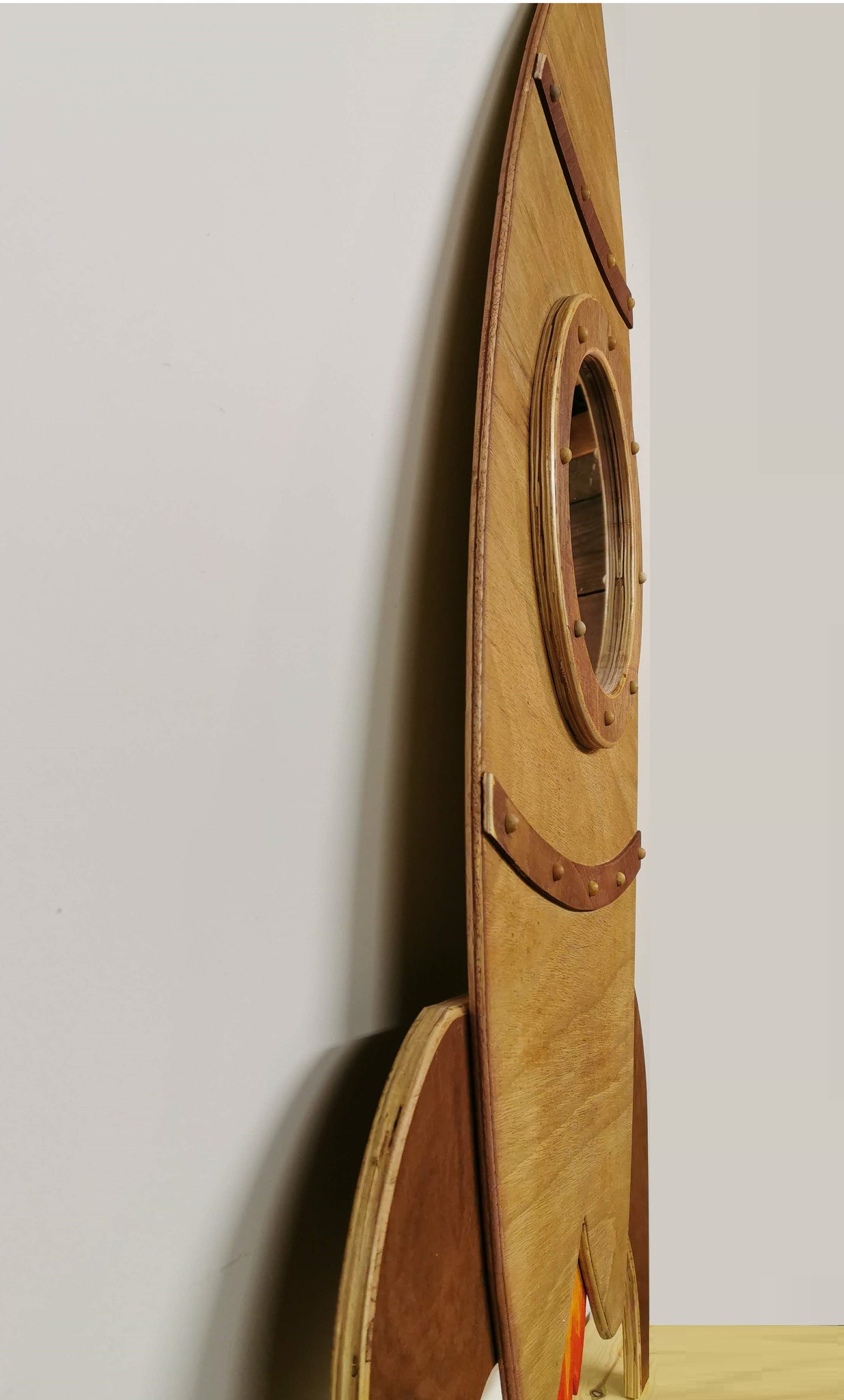 Children's Rocket Mirror Unique Rustic Design - Etsy