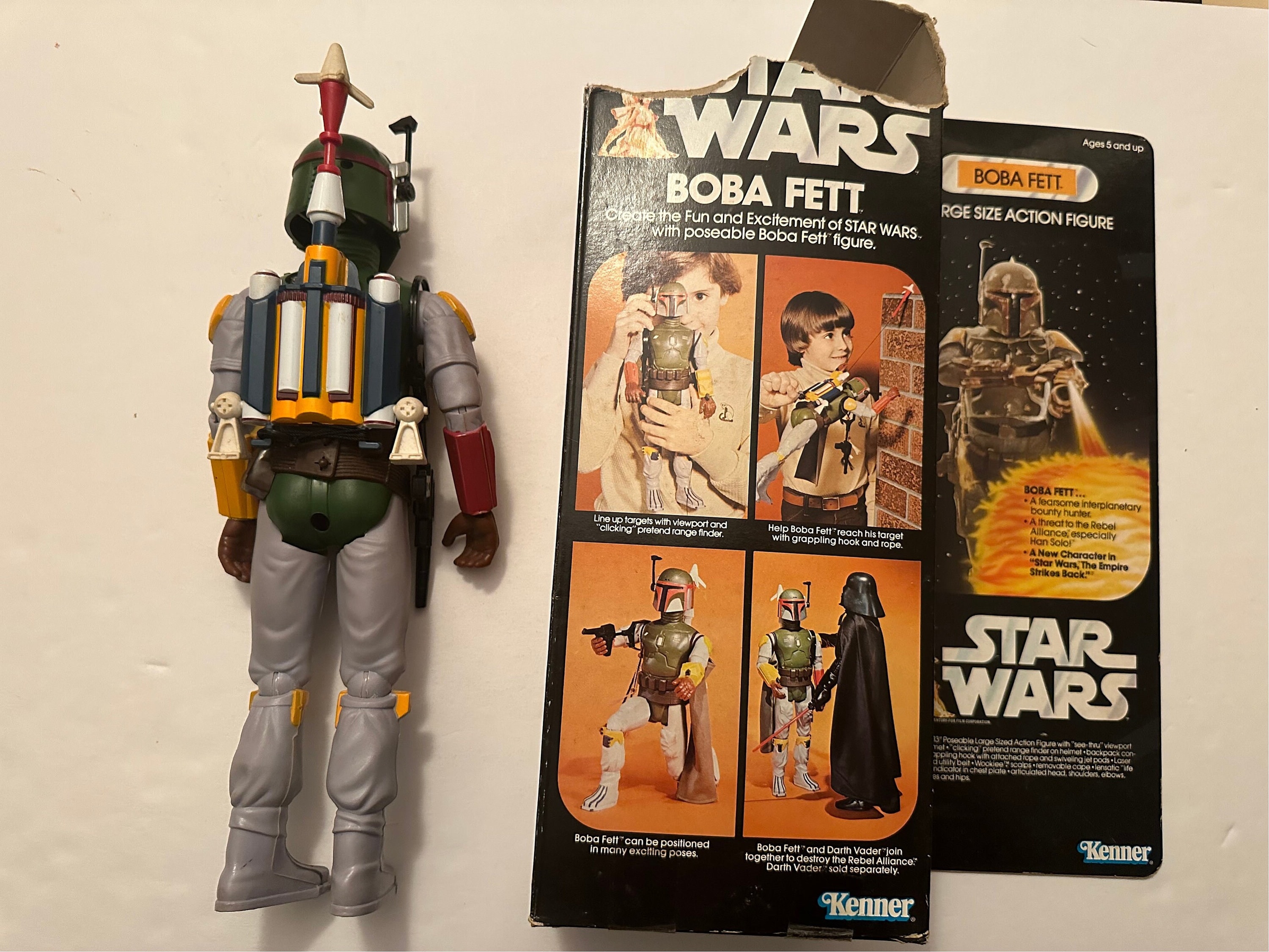 1979 13” Boba Fett Original Vintage Kenner Action Figure in Box - Etsy