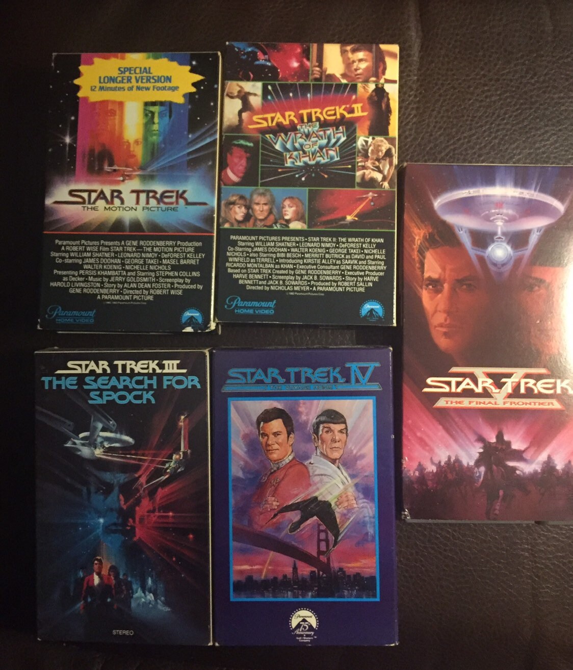 Star Trek Betamax tapes, Star Trek 1-5, 1980s beta Max Star Trek, Star ...