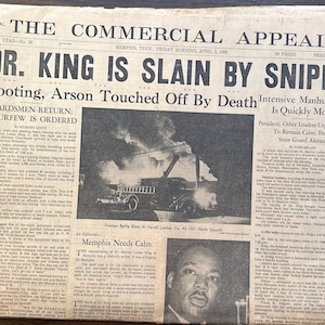 Martin Luther King Death - Etsy