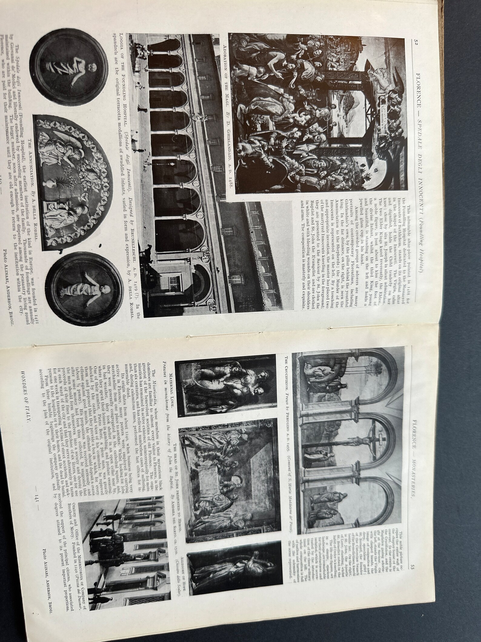 Wonders of Italy, Florence, the City of Flowers, 468 Illustrations, the ...
