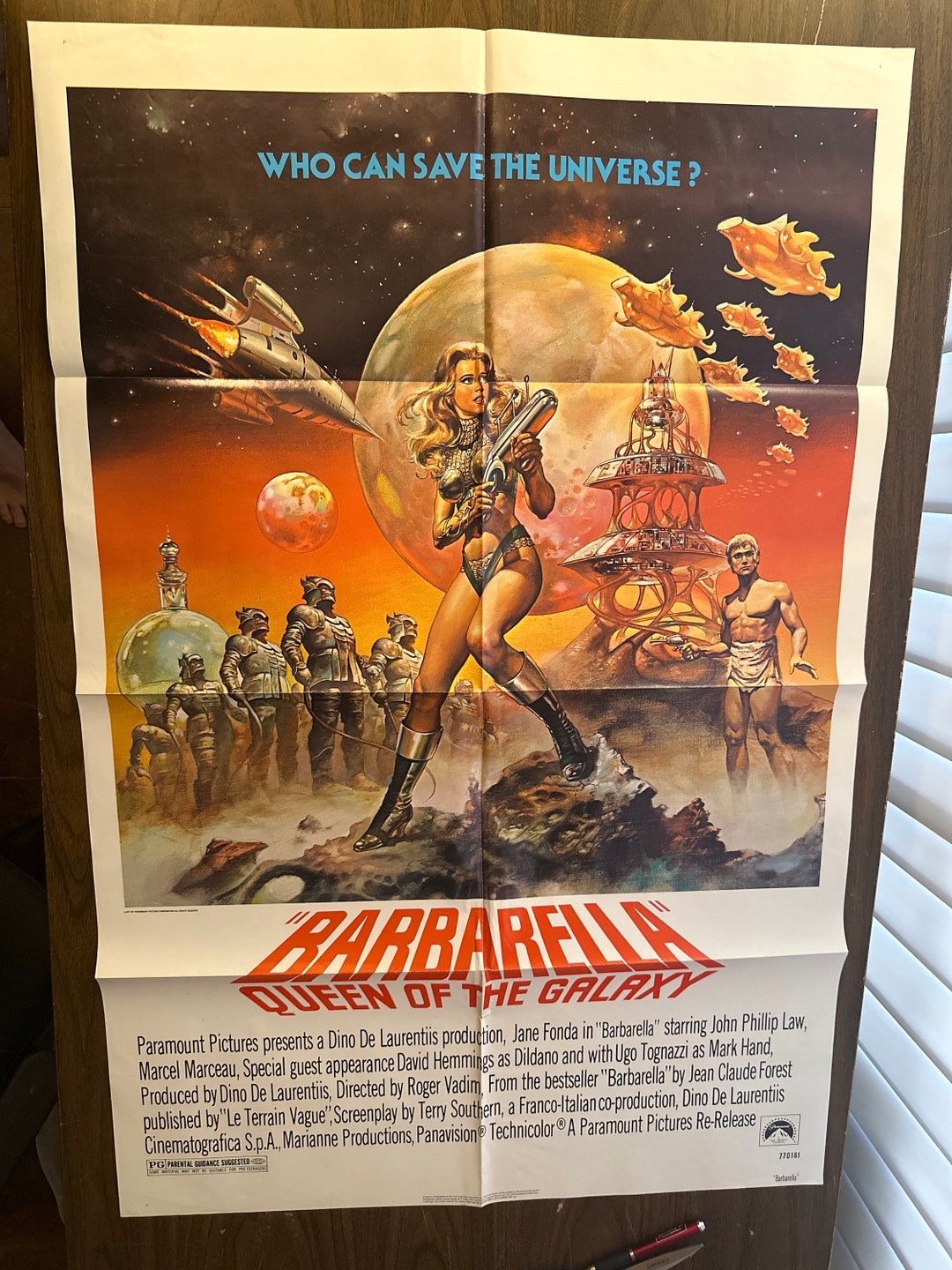 Barbarella: Queen of the Galaxy, 1977, Original Vintage Theatrical Re-release, National Screen ...