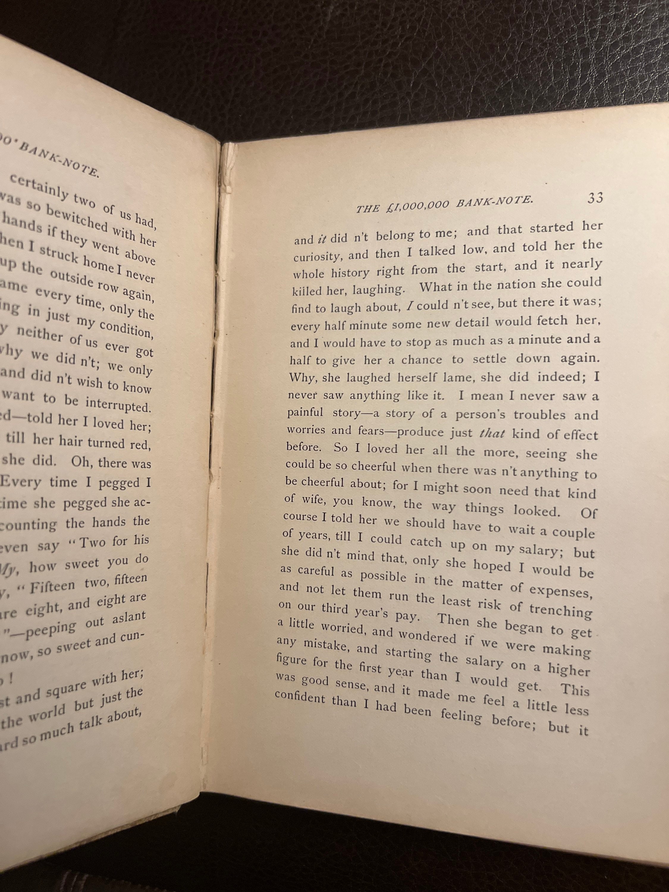 The 1,000,000 Pound Bank Note, Mark Twain, 1893 - Etsy