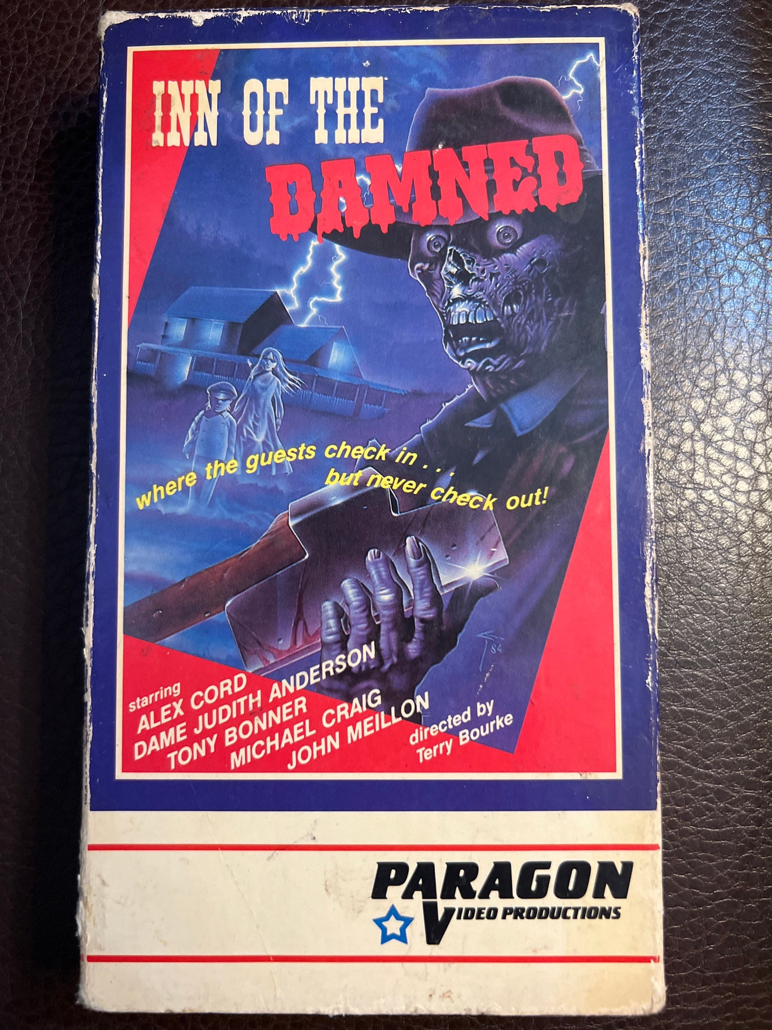 Inn of the Damned VHS, 1985 Paragon, Rare Vintage Horror VHS, “where ...