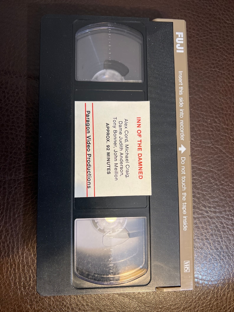 Inn of the Damned VHS, 1985 Paragon, Rare Vintage Horror VHS, “where ...