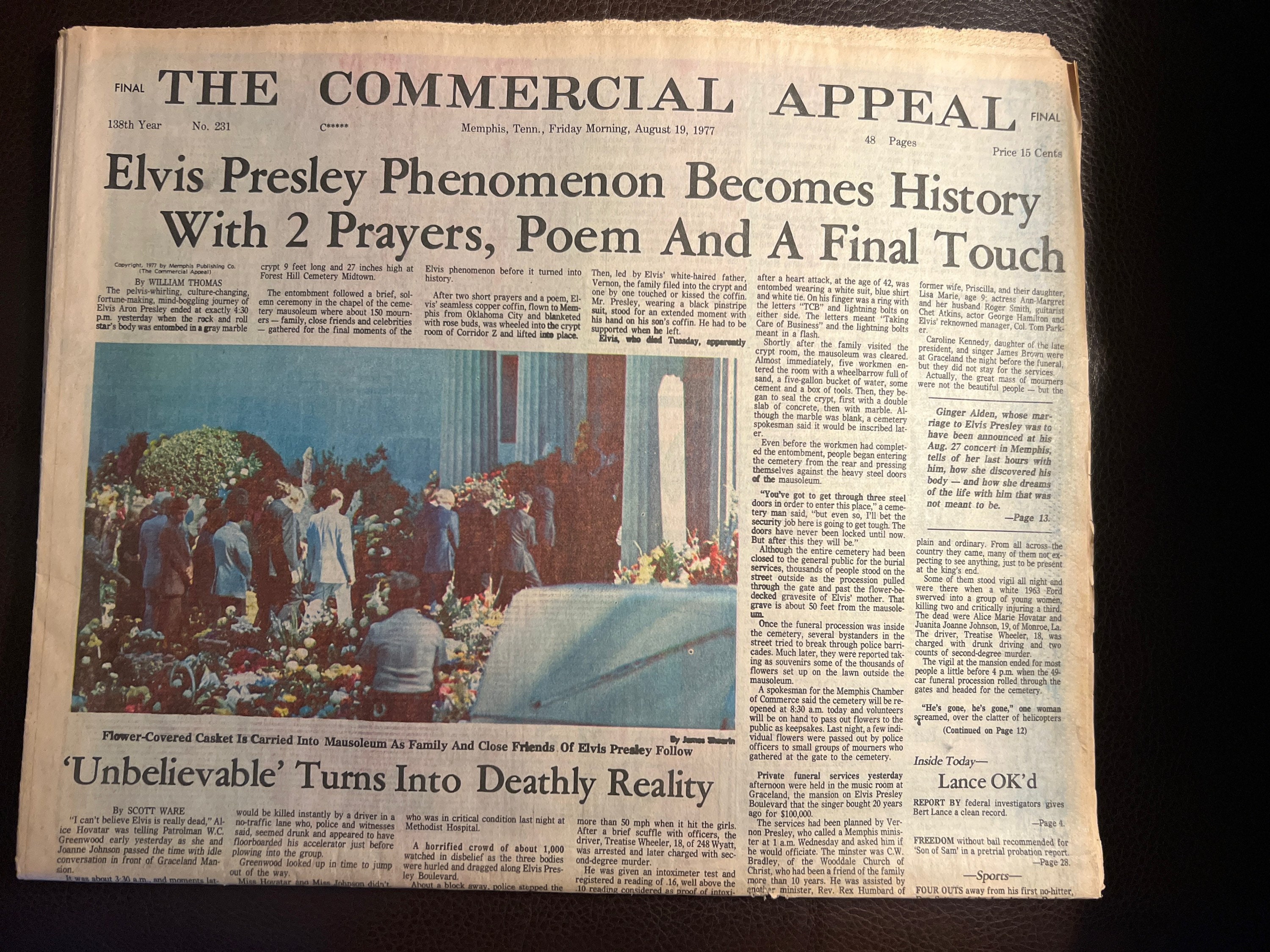 Elvis Presley Body In Casket