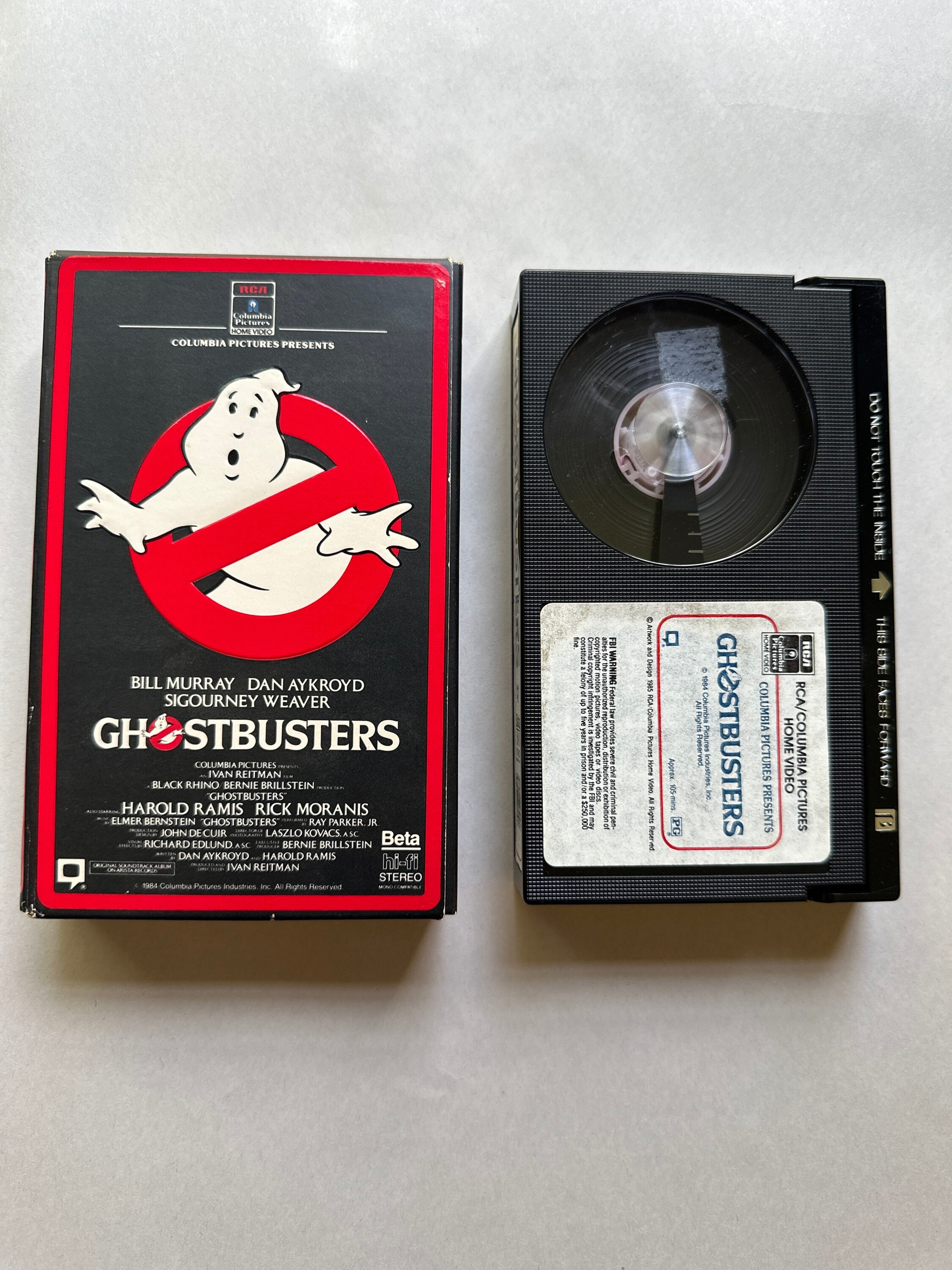 1985 RCA BETAMAX Ghostbusters (not VHS), 1980s Betamax, 1980s Cult ...