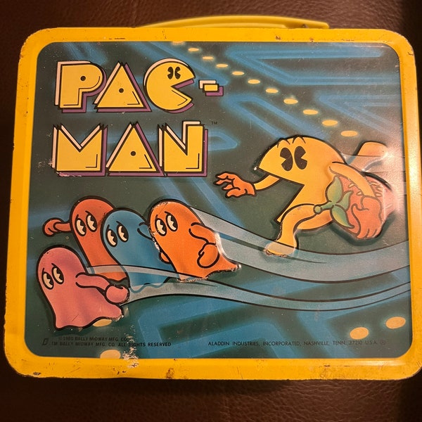 Pac Man Lunch Box - Etsy