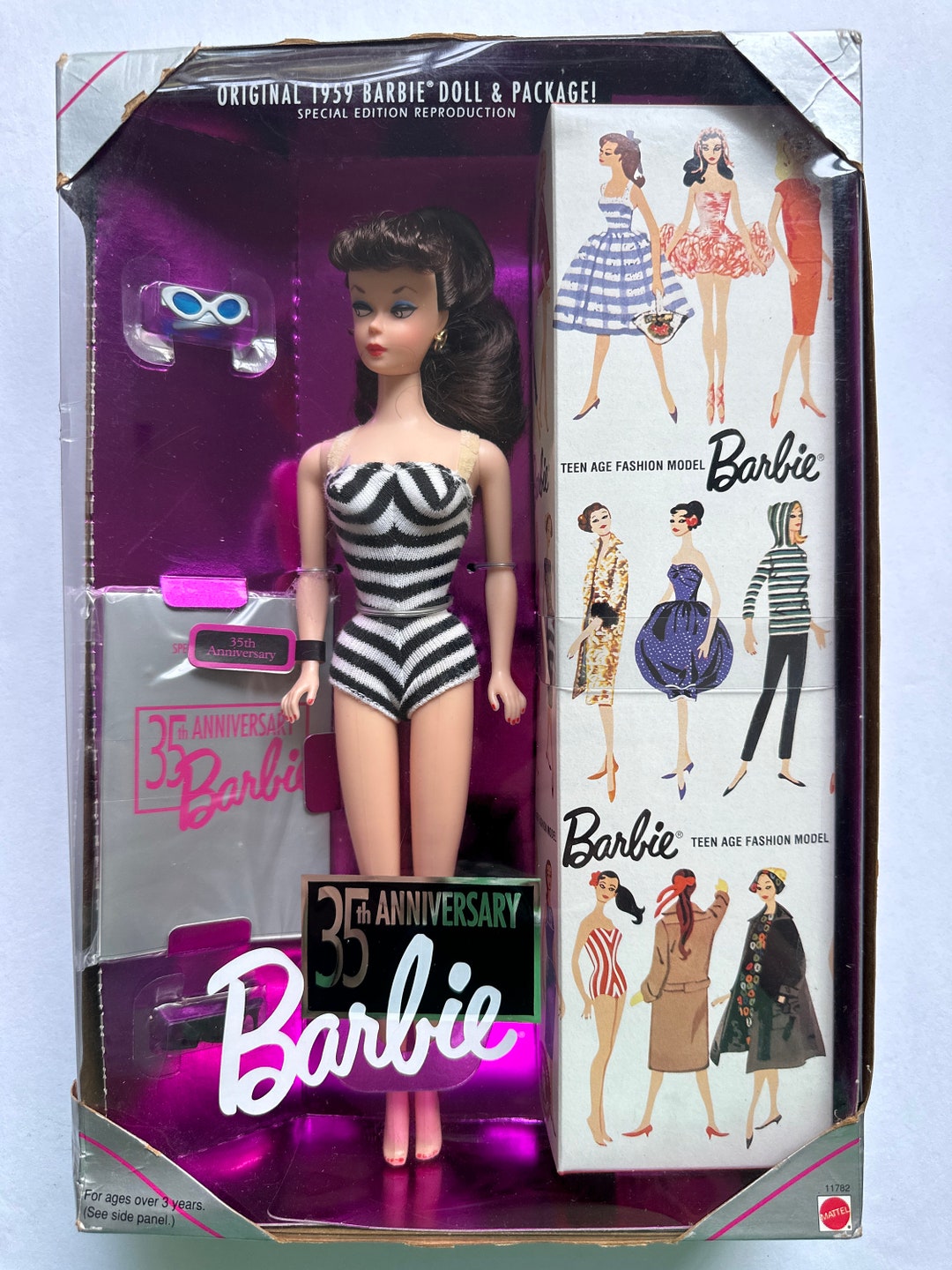 1993 Barbie, Special Edition Reproduction of Original 1959 Barbie Doll ...