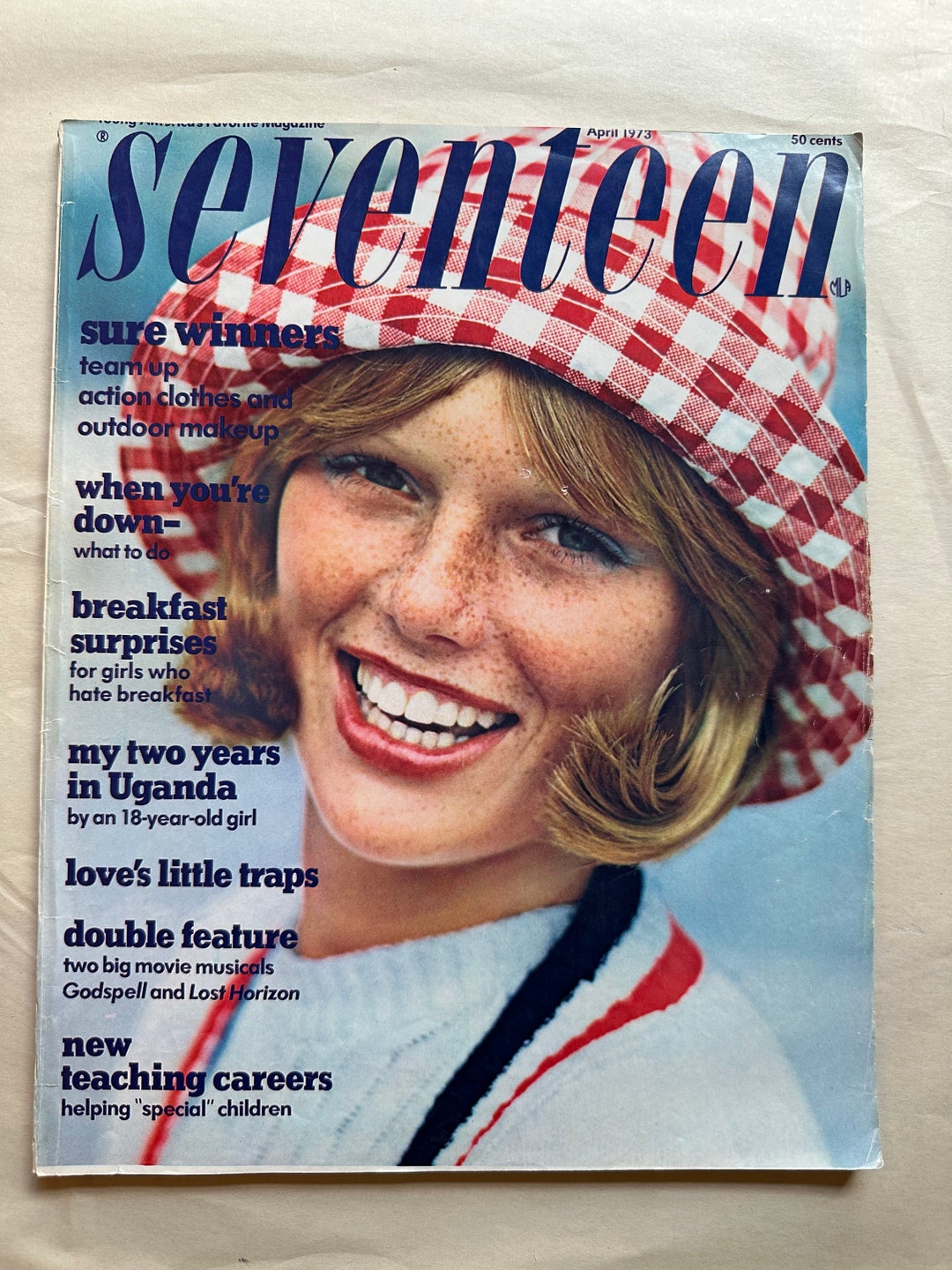 Seventeen Magazine April 1973 - Etsy