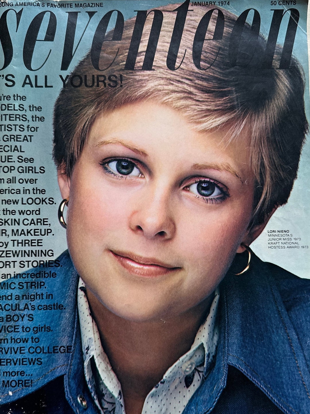 Seventeen Magazine January 1974 - Etsy