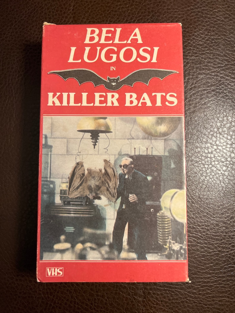 Bela Lugosi, Killer Bats, 1940, VHS, 1985, Vintage Horror VHS - Etsy
